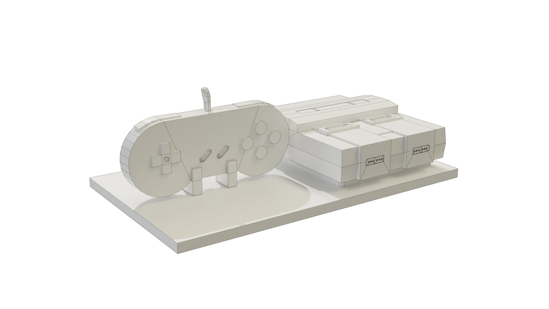 Super Nintendo Classic Mini 3D Model - TurboSquid 2249150