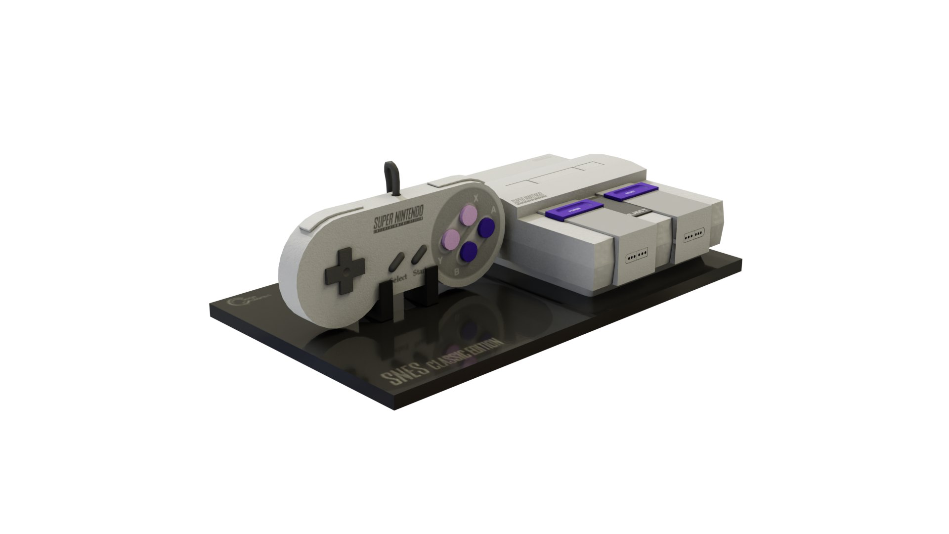 Super Nintendo Classic Mini 3D Model - TurboSquid 2249150