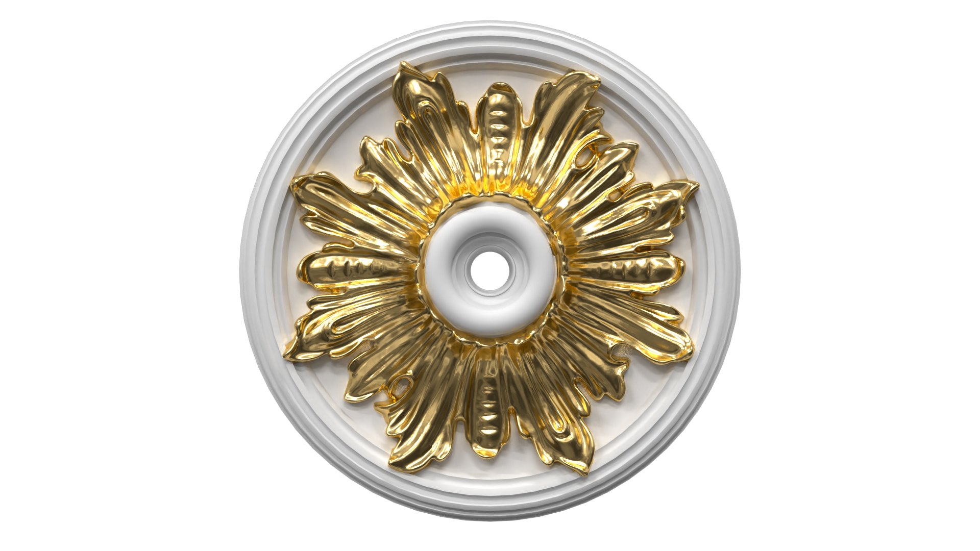 3D Ceiling Sockets Gypsum Plaster DR182 - TurboSquid 2025124