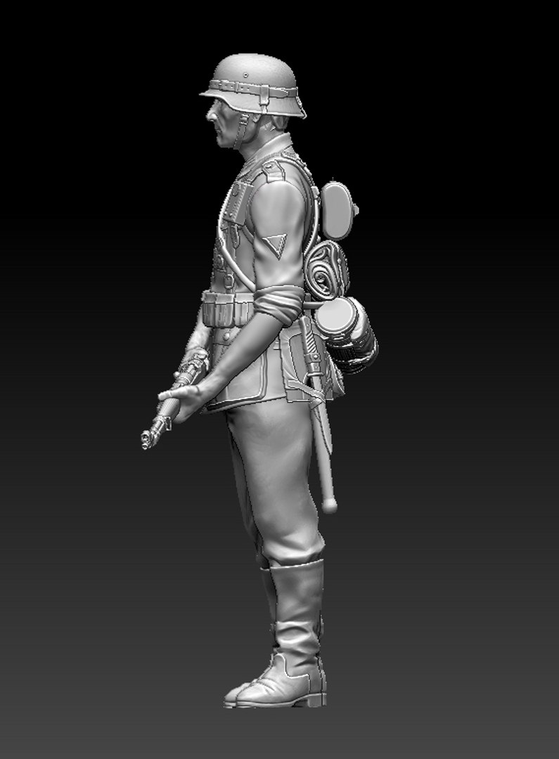 German Soldier 3D - TurboSquid 1546327