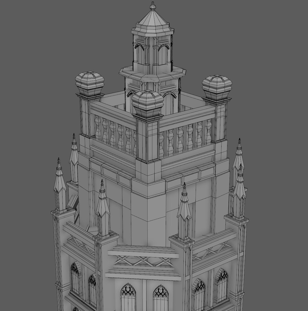 Building Skyscraper Structure Model - TurboSquid 1487312