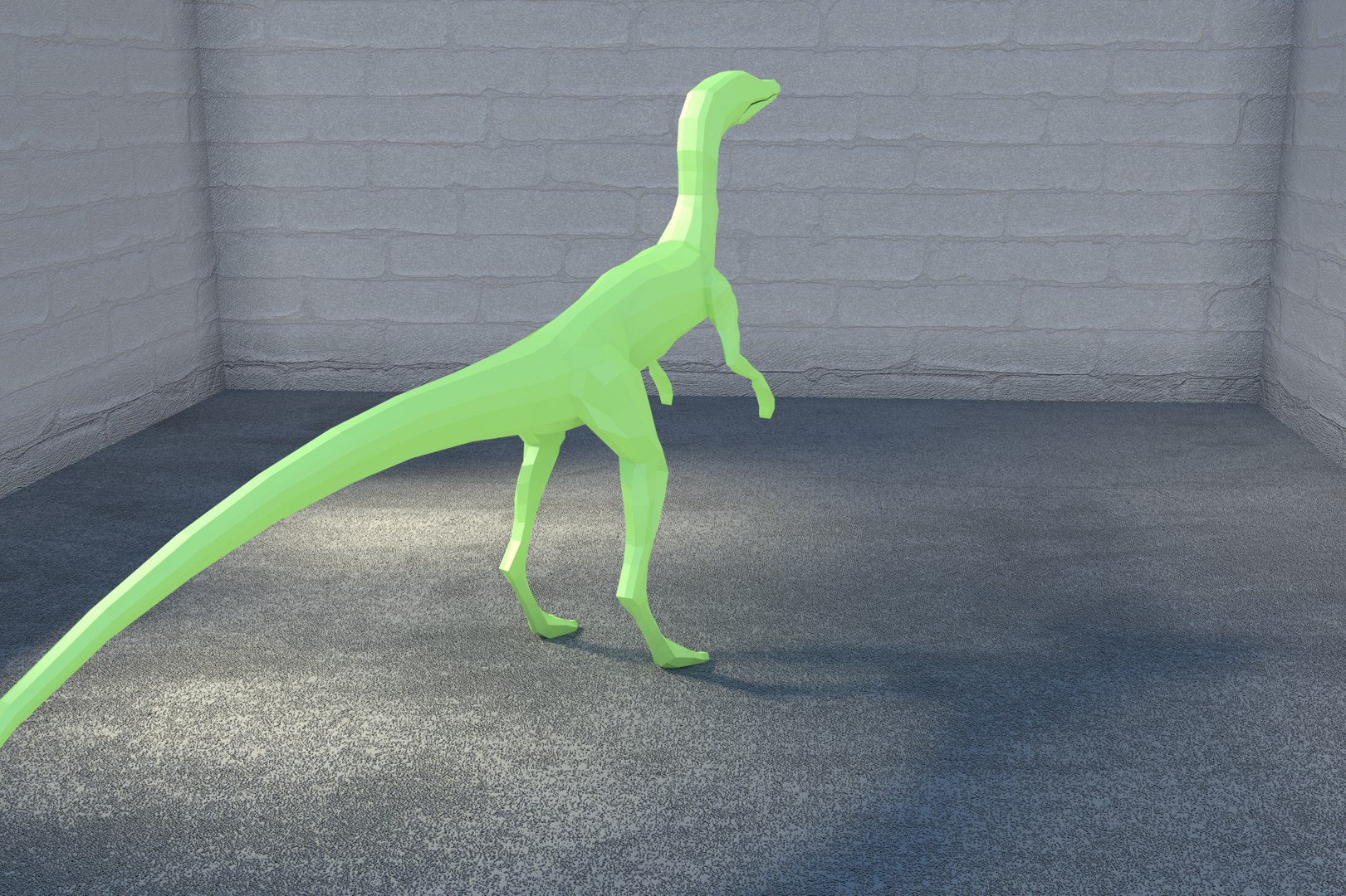 Low-poly Compsognathus Compy Animations Model - TurboSquid 1331377