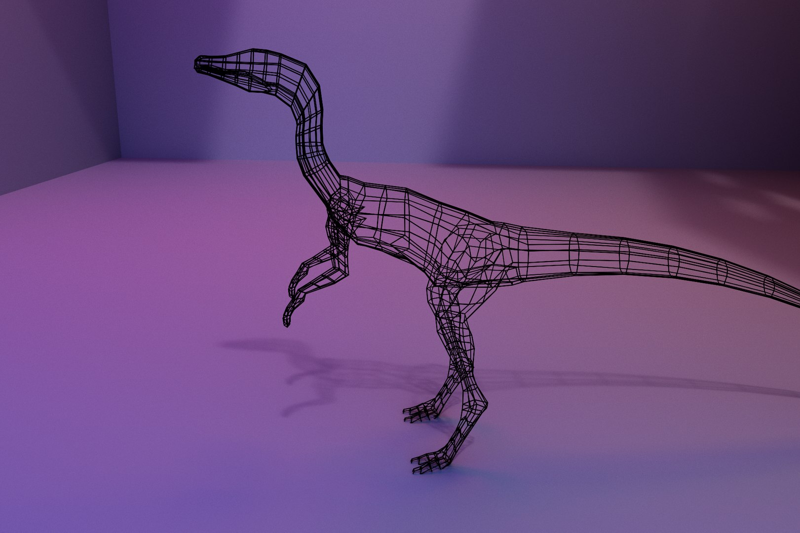Low-poly Compsognathus Compy Animations Model - TurboSquid 1331377