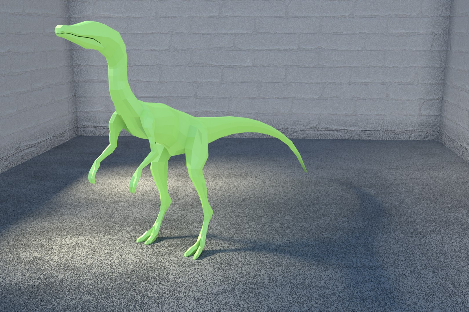Low-poly Compsognathus Compy Animations Model - TurboSquid 1331377