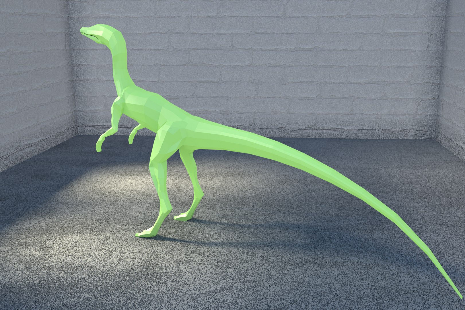 Low-poly Compsognathus Compy Animations Model - TurboSquid 1331377