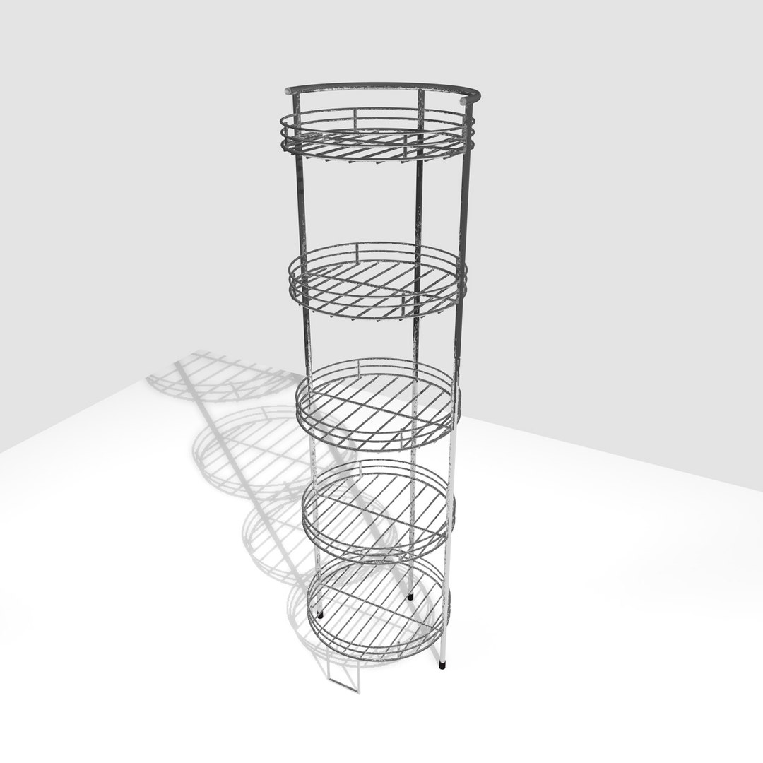 CHROME FOOD STAND 13D模型 - TurboSquid 653766