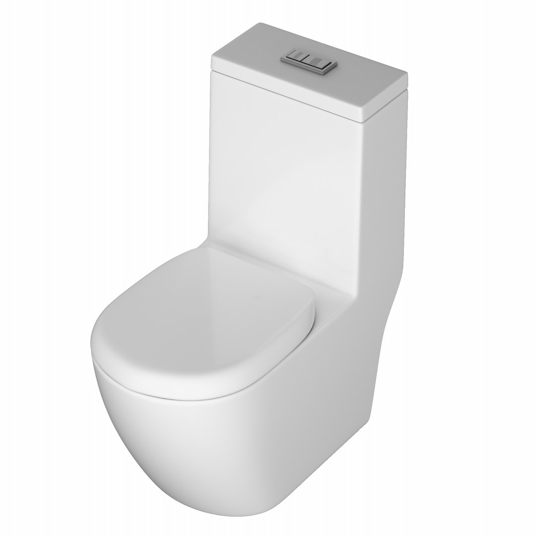 3D Piece Ewc Toilet Model - TurboSquid 1691005
