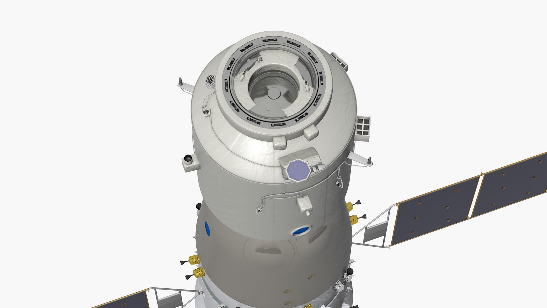 Chinese Space Station Tiangong 3D model - TurboSquid 1840995