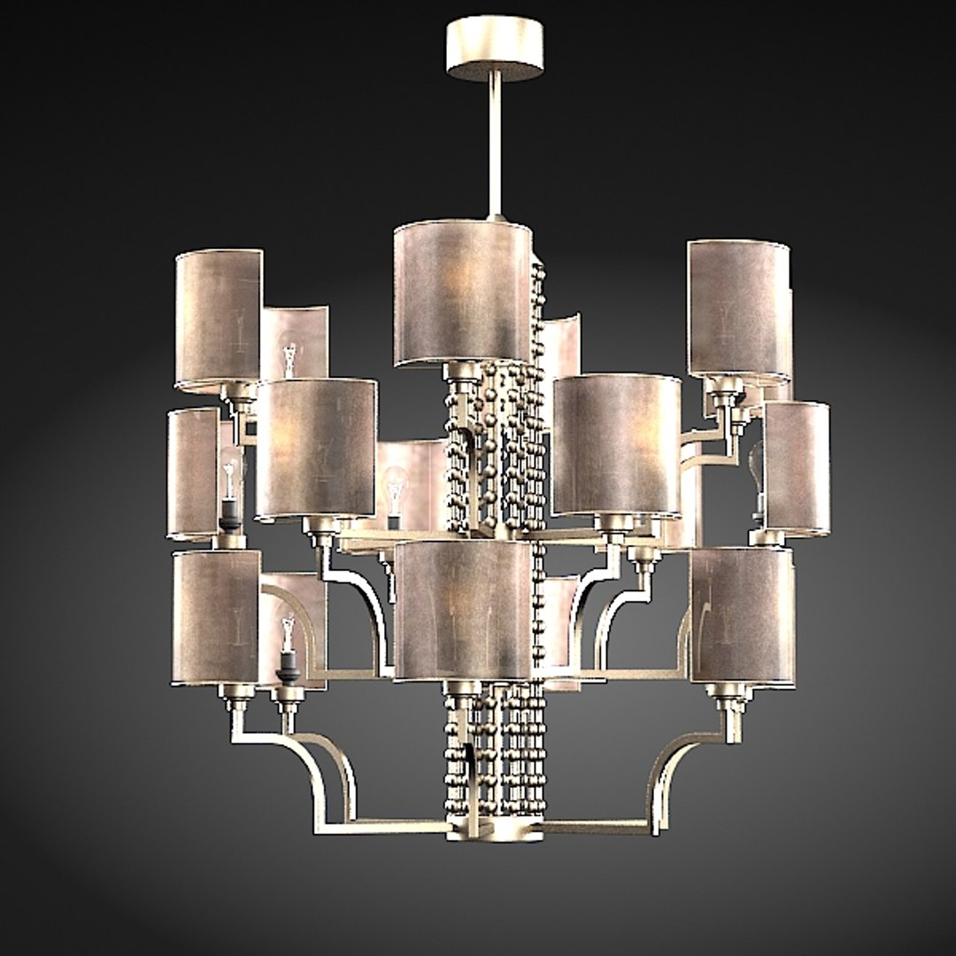 3d baga bespoke chandelier model