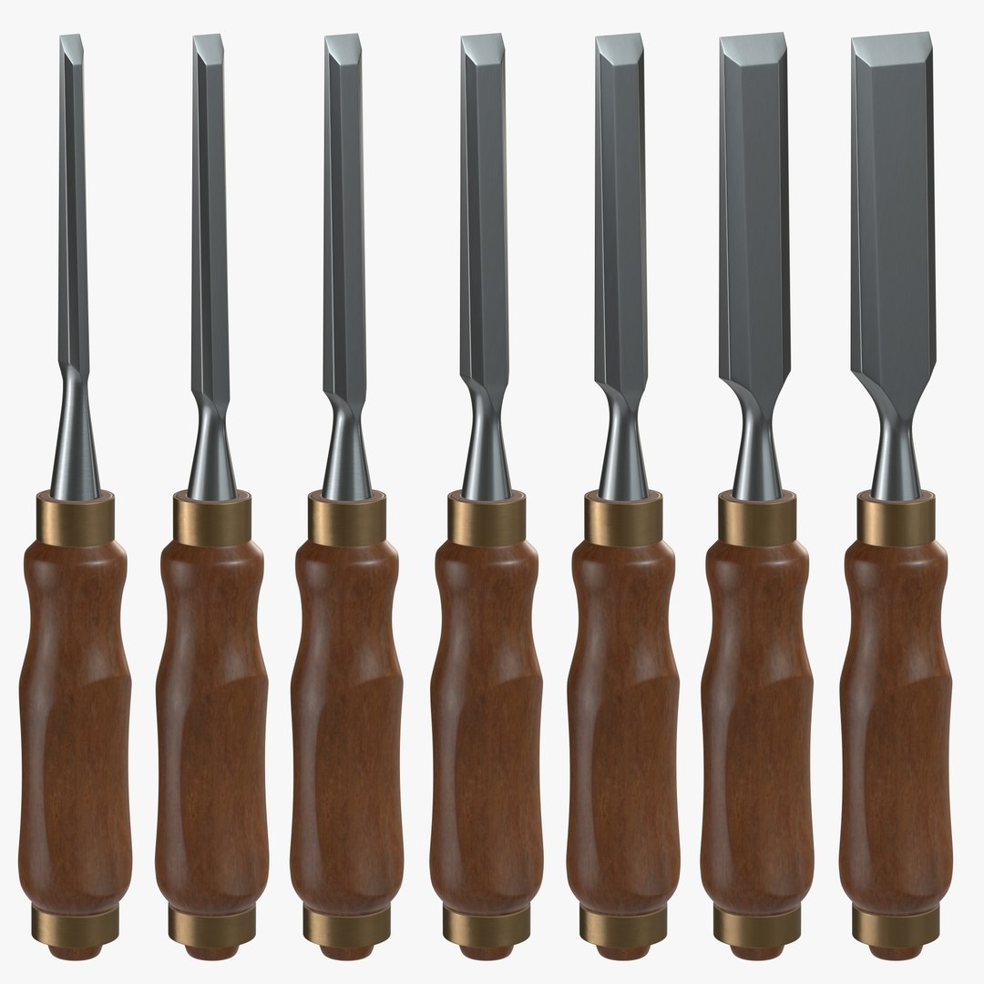 Wood Chisel 3D Model - TurboSquid 1335329