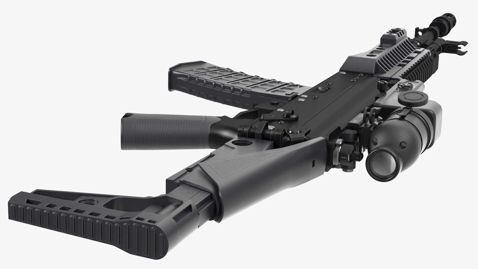 3D Kalashnikov Firearm AK-12 2023 with Optics - TurboSquid 2130583