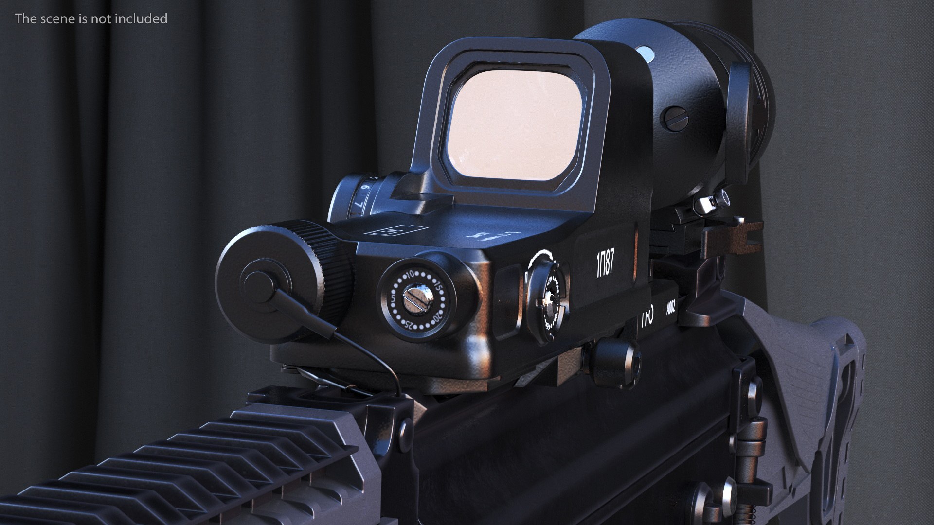 3D Kalashnikov Firearm AK-12 2023 with Optics - TurboSquid 2130583