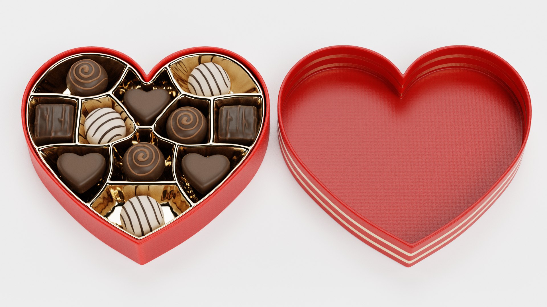 Chocolate Box 3D Model - TurboSquid 1558818