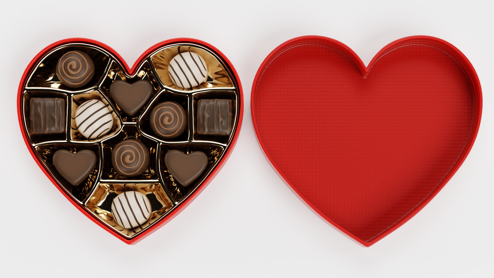 Chocolate Box 3D Model - TurboSquid 1558818