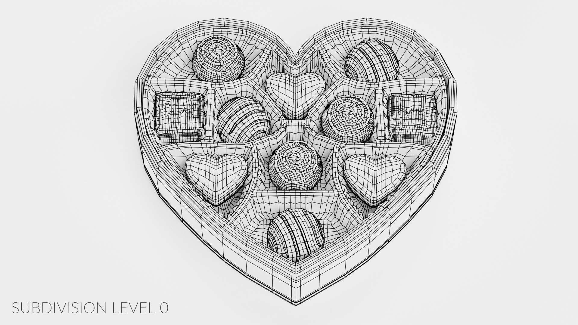 Chocolate Box 3D Model - TurboSquid 1558818