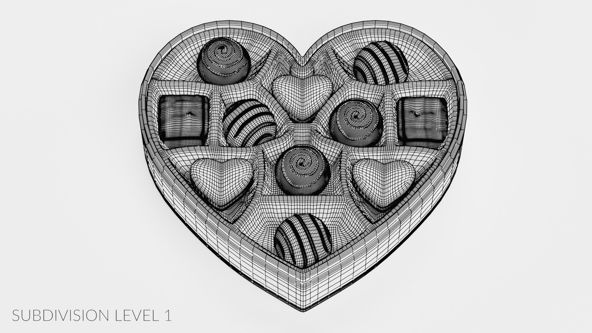 Chocolate Box 3D Model - TurboSquid 1558818