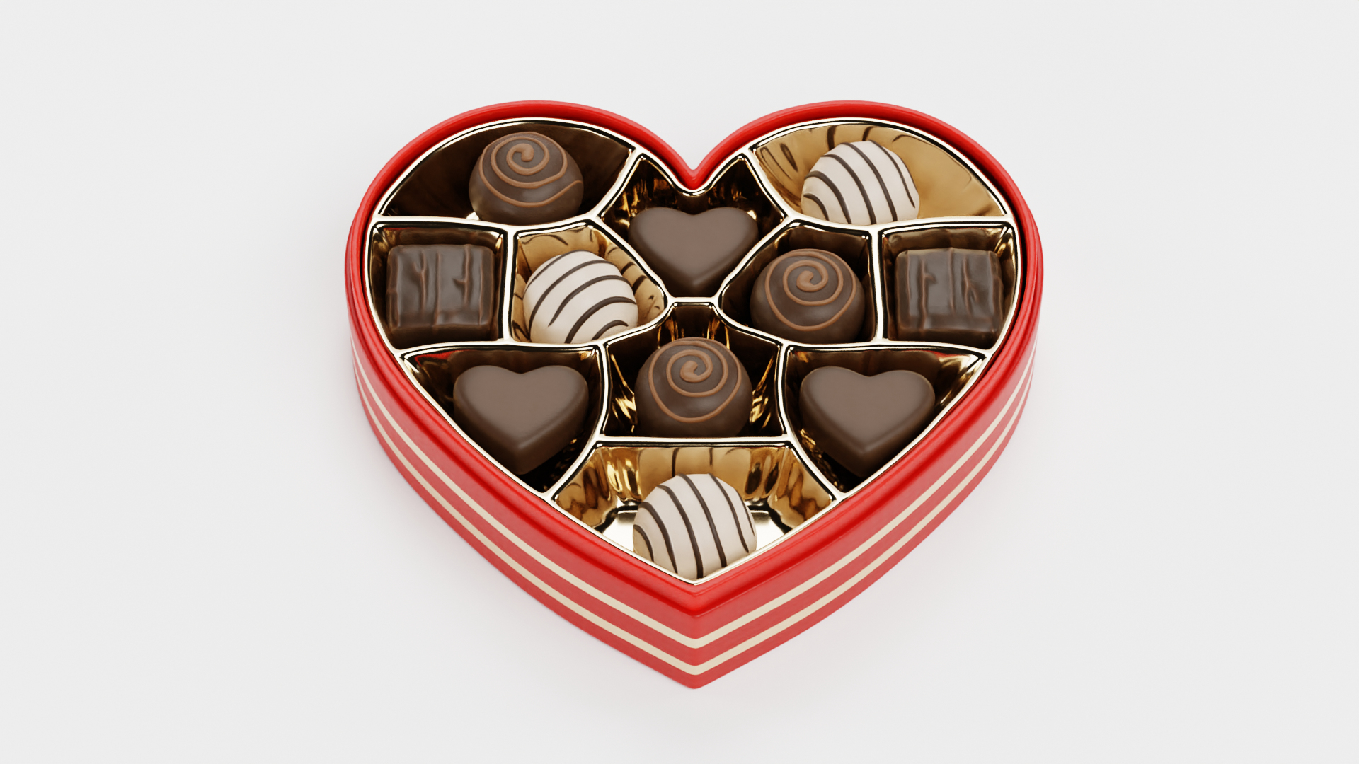 Chocolate Box 3D Model - TurboSquid 1558818