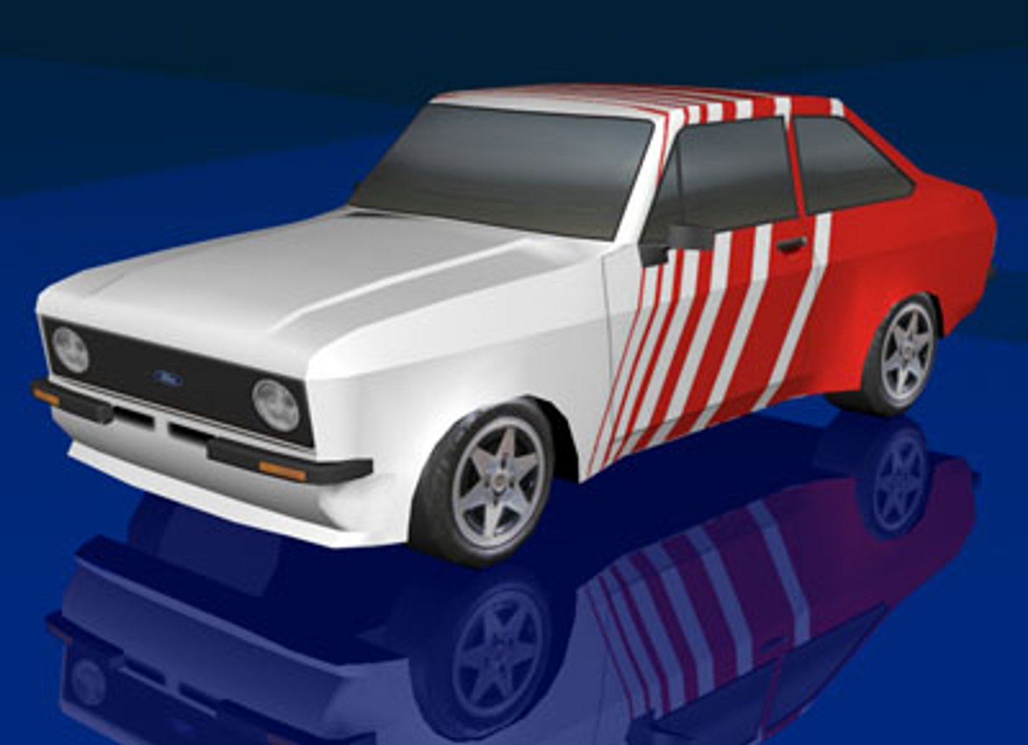 3d model racing car gmax