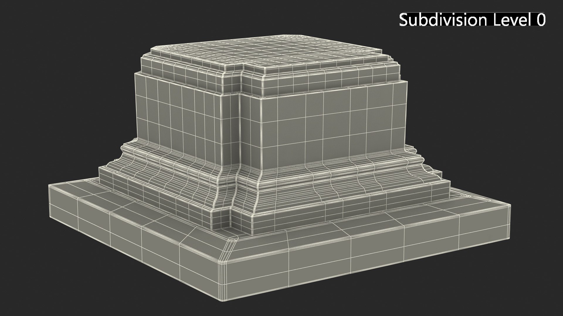 3D Classical Marble Statue Pedestal - TurboSquid 2398204