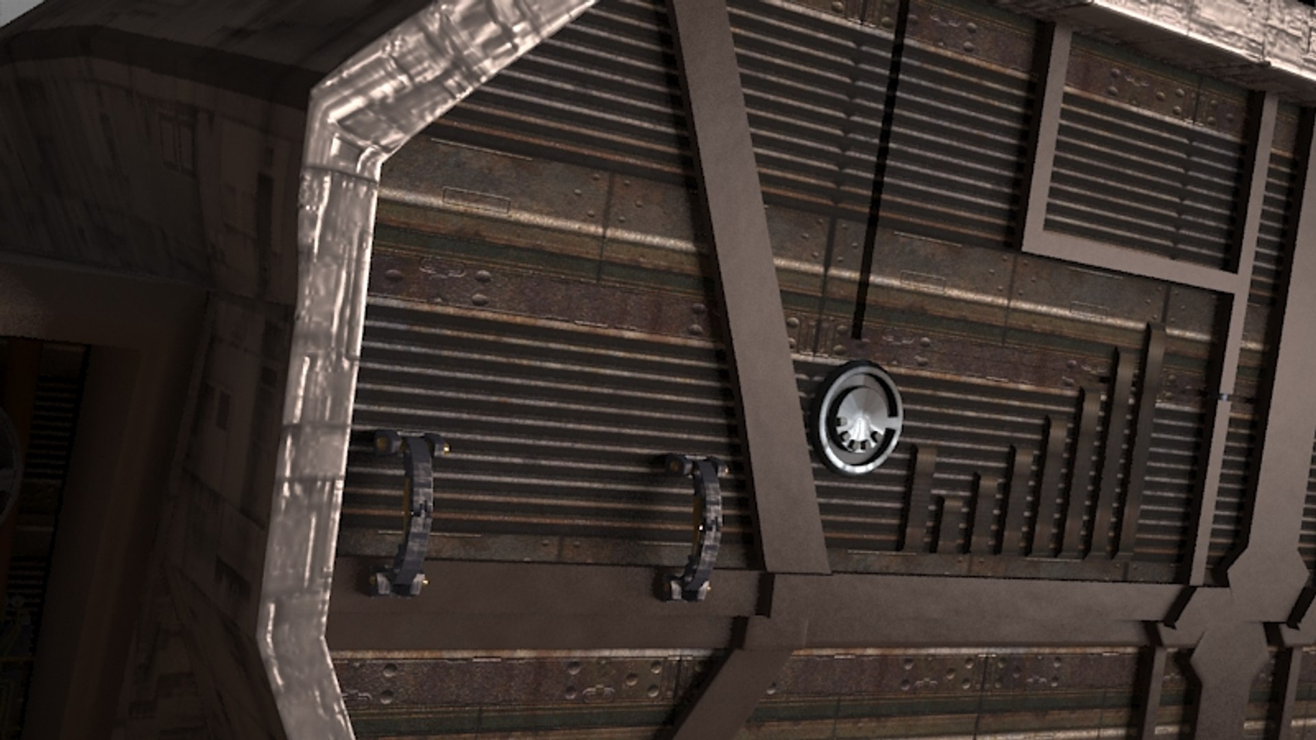 3d Model Ship Crashed