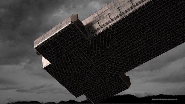 3d model ship crashed