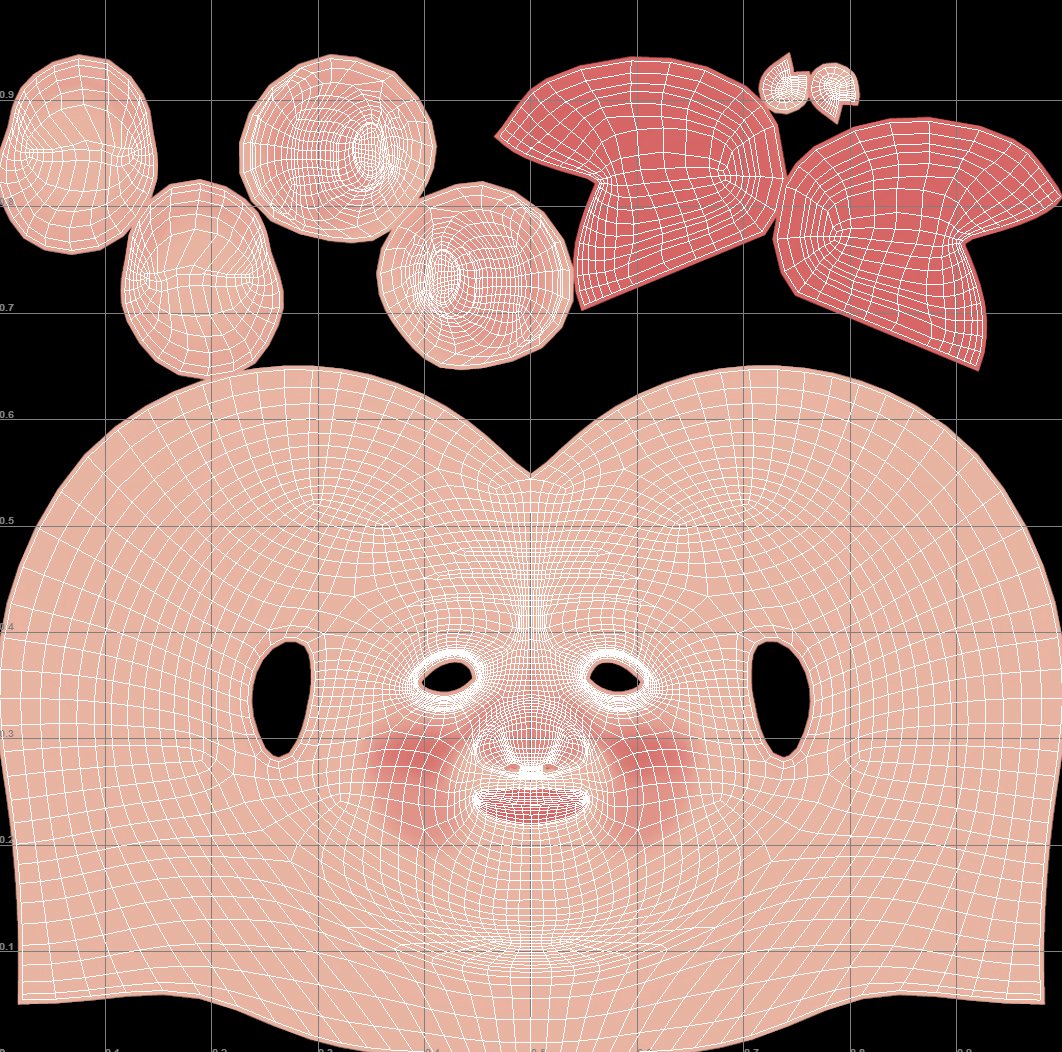 3d model santa claus cartoon animation