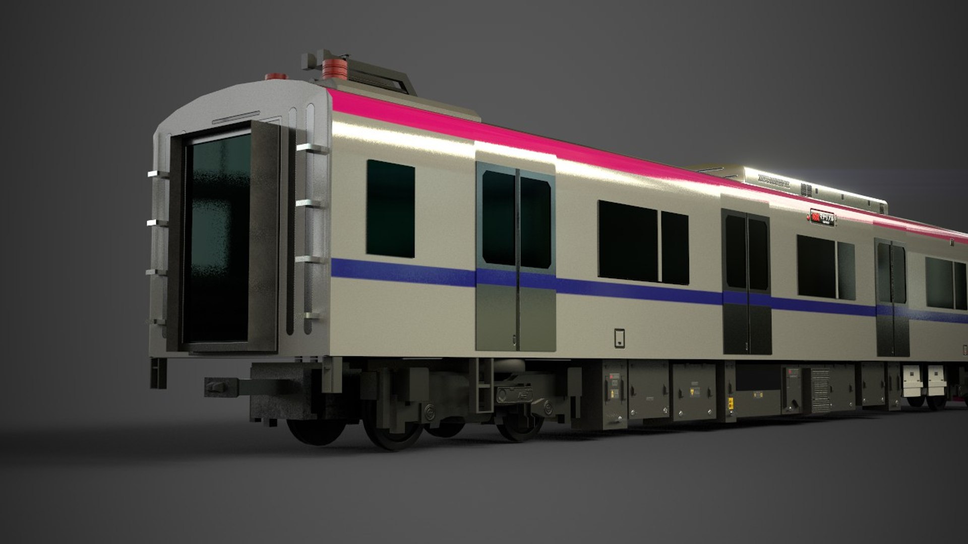 Keio 5000 Commuter Train 3D Model - TurboSquid 1508086