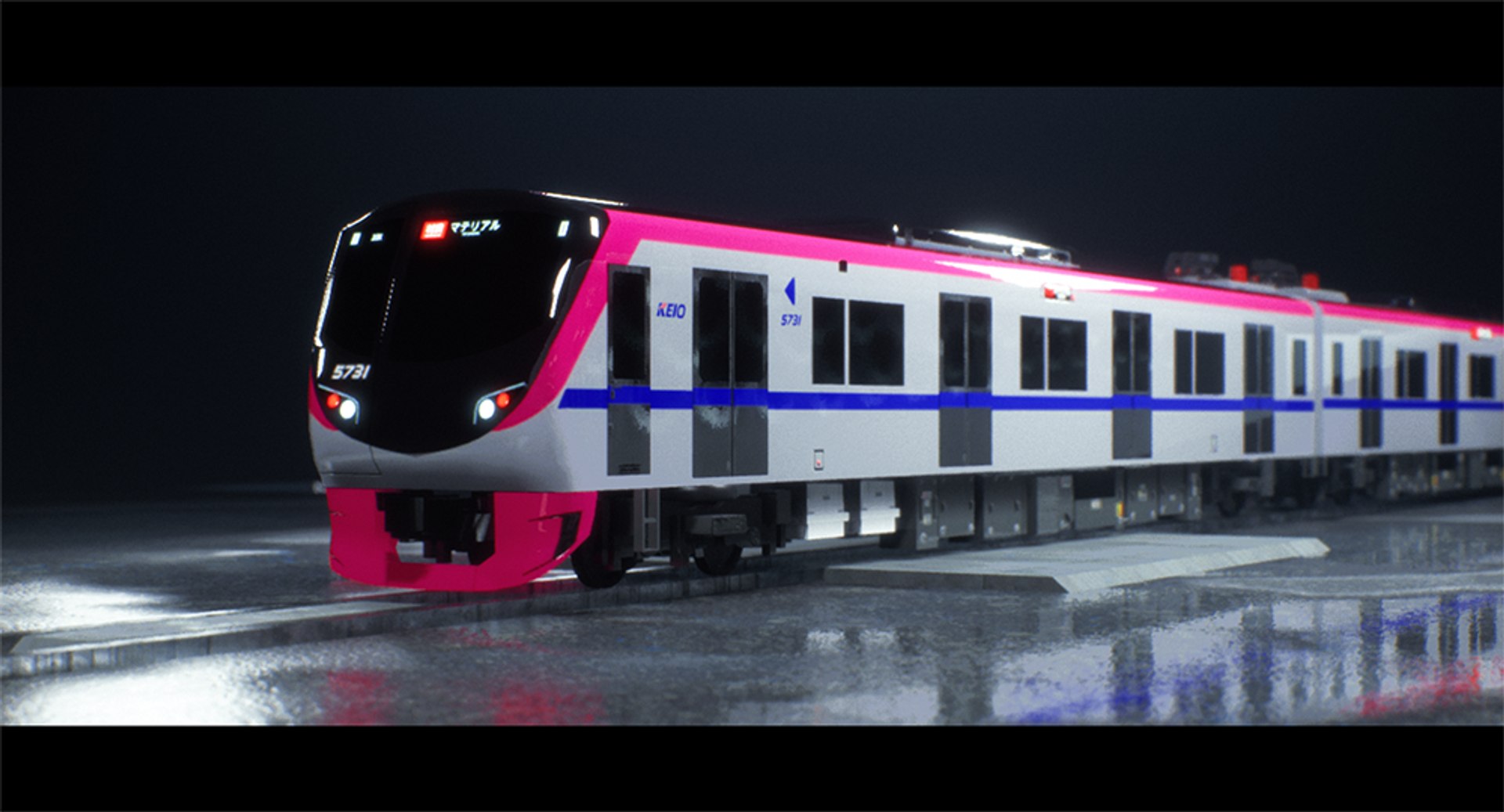 Keio 5000 Commuter Train 3D Model - TurboSquid 1508086