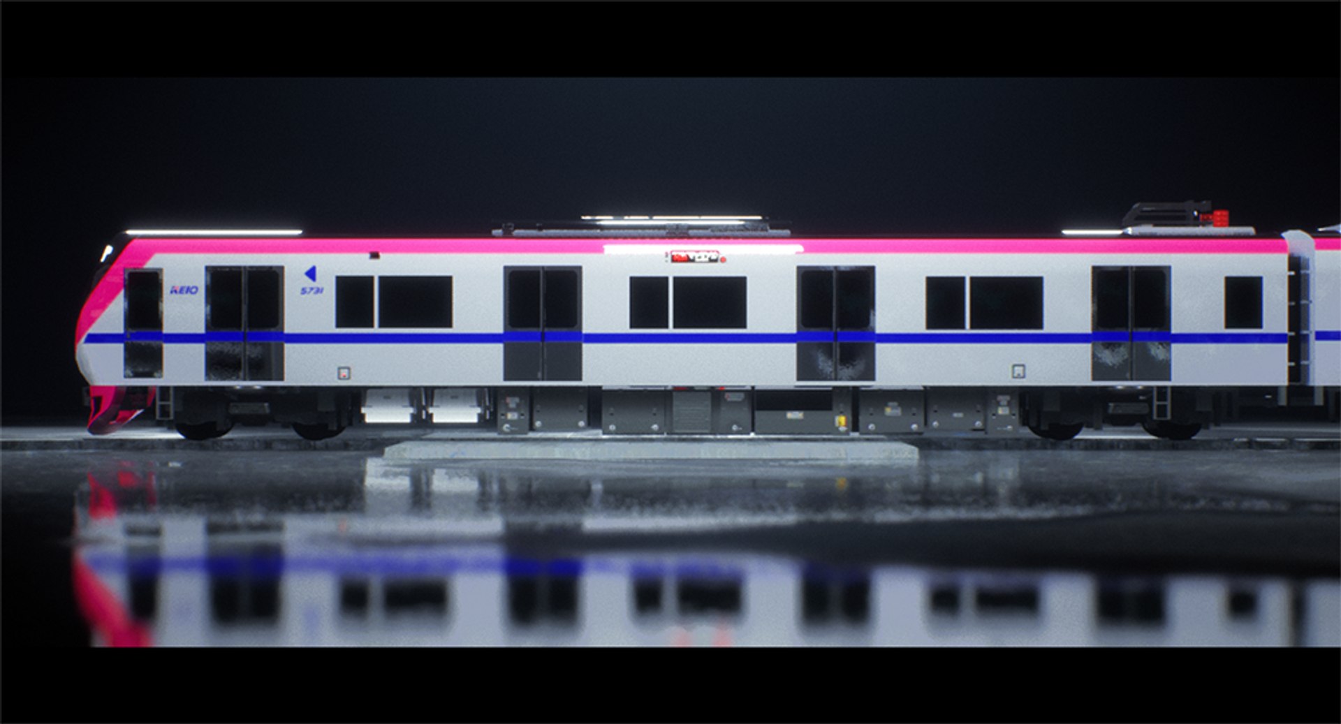 Keio 5000 Commuter Train 3D Model - TurboSquid 1508086