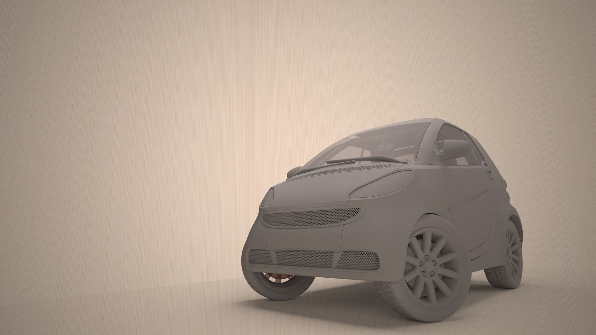 Smart Car Model - TurboSquid 1308543