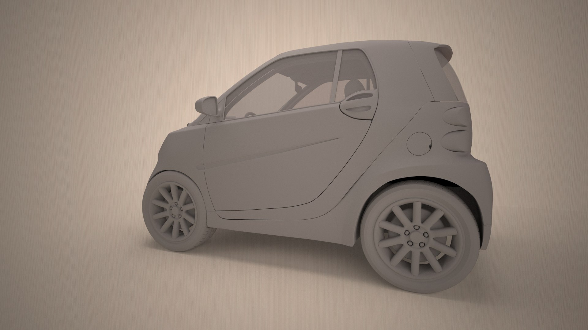 Smart Car Model - TurboSquid 1308543