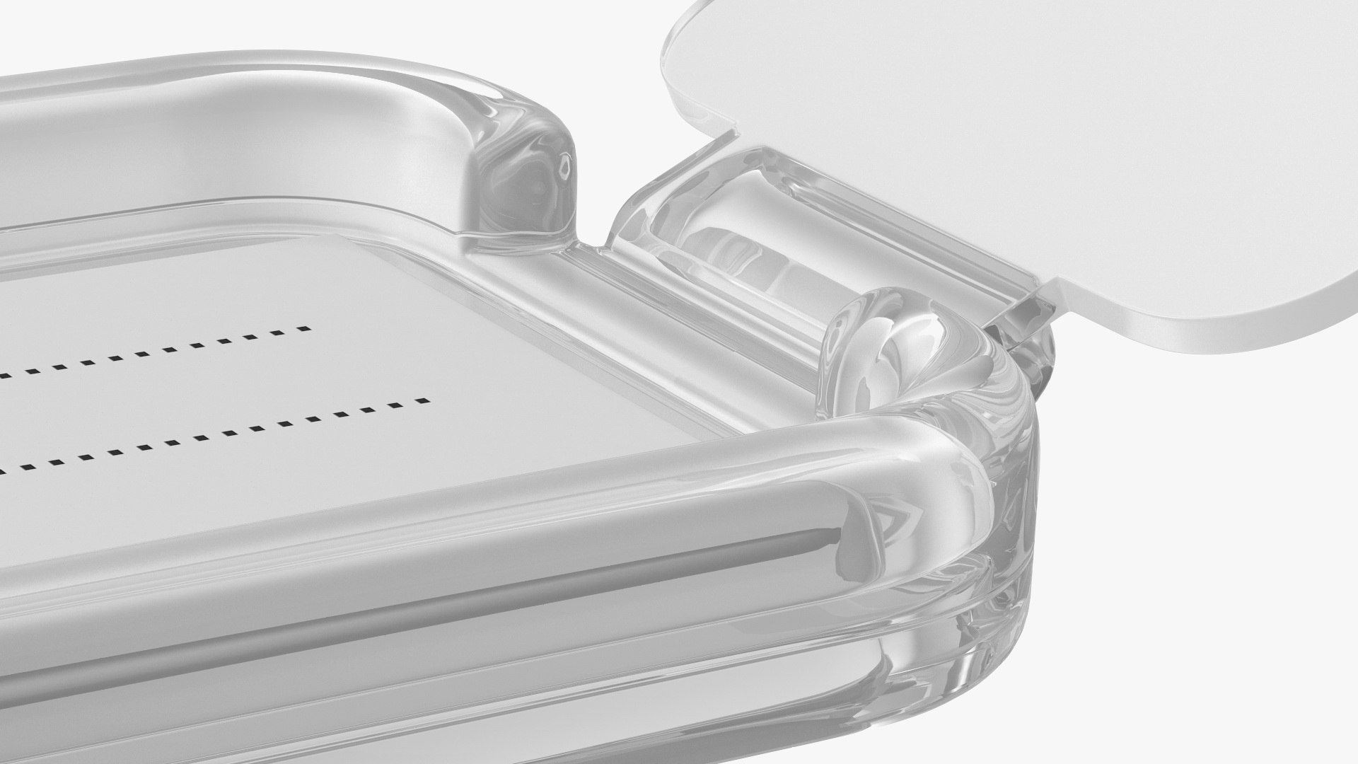 Clear Plastic Key Tag With Flap 3D - TurboSquid 1781666