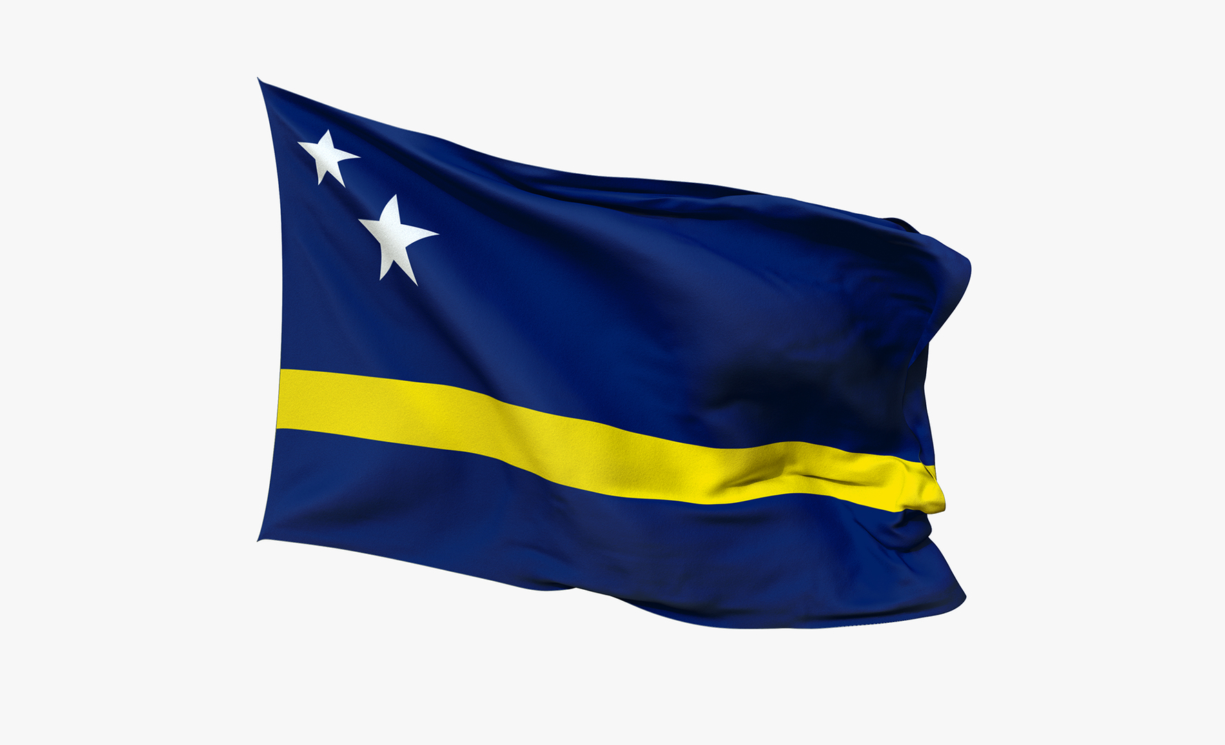 3D Realistic Animated Flag - Microtexture Rigged - Put Your Own Texture ...