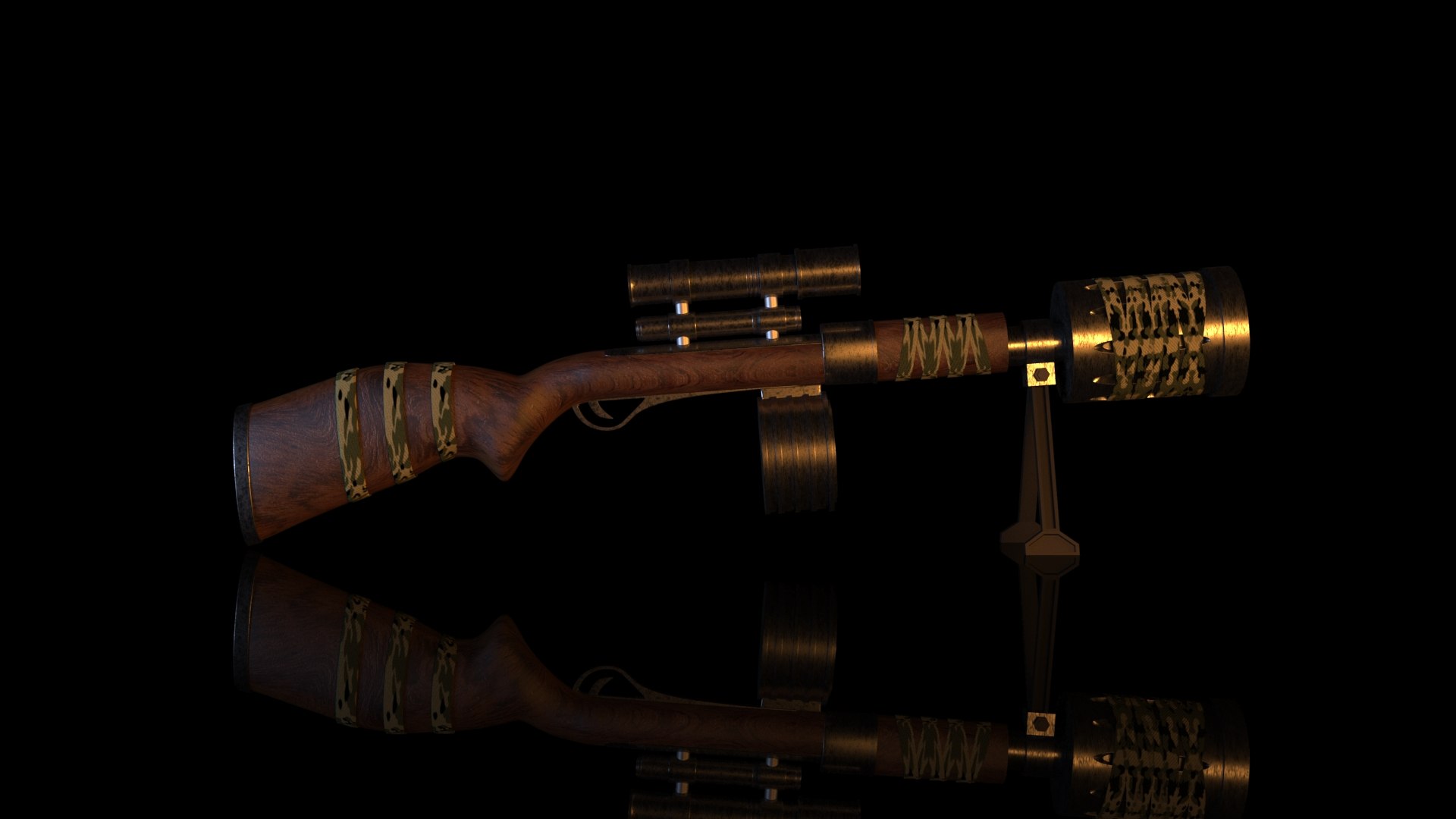 3D Gun Model - TurboSquid 2016974