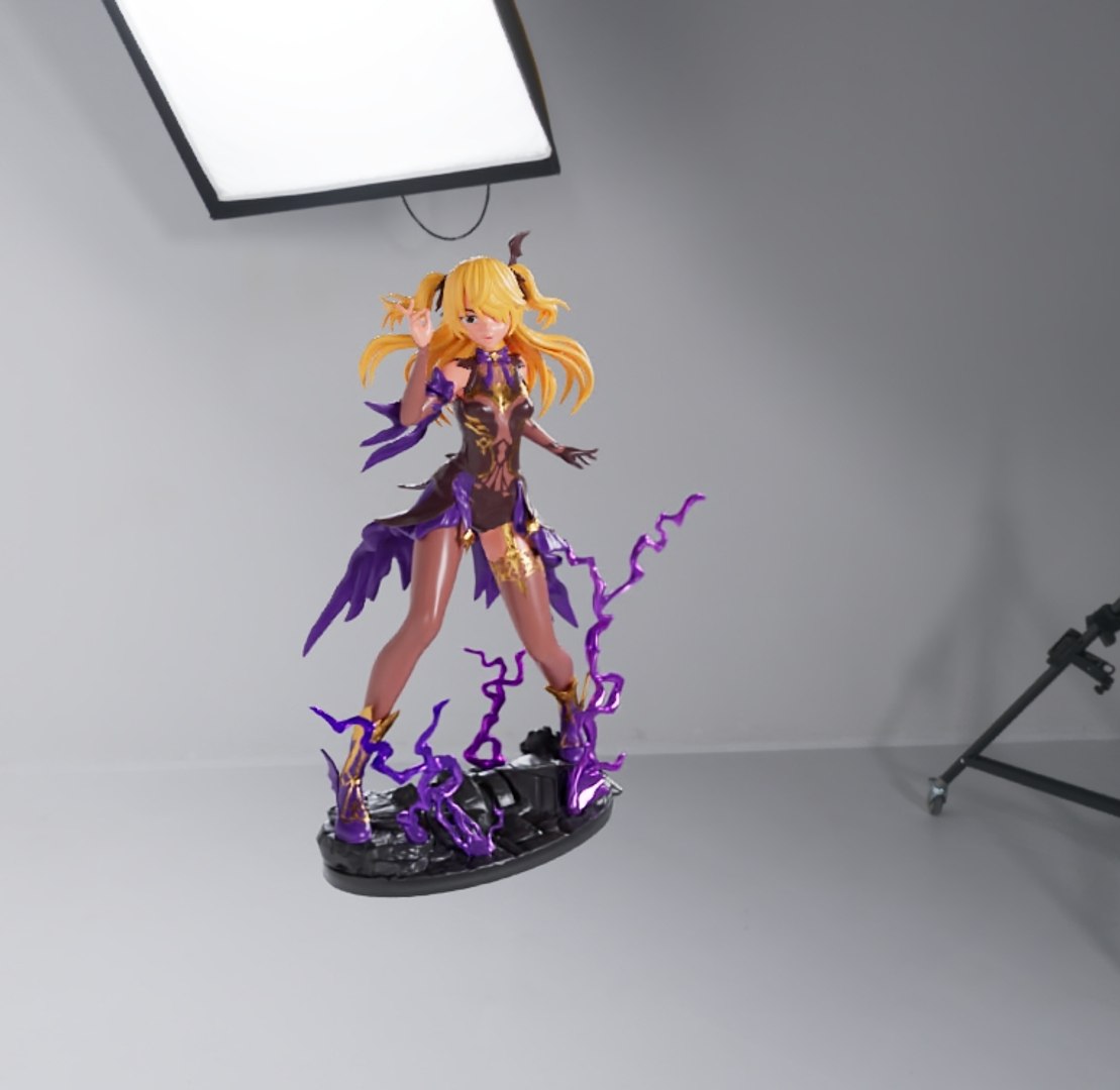 The Figurine Of Fischl From Genshin Impact 3D - TurboSquid 2376291