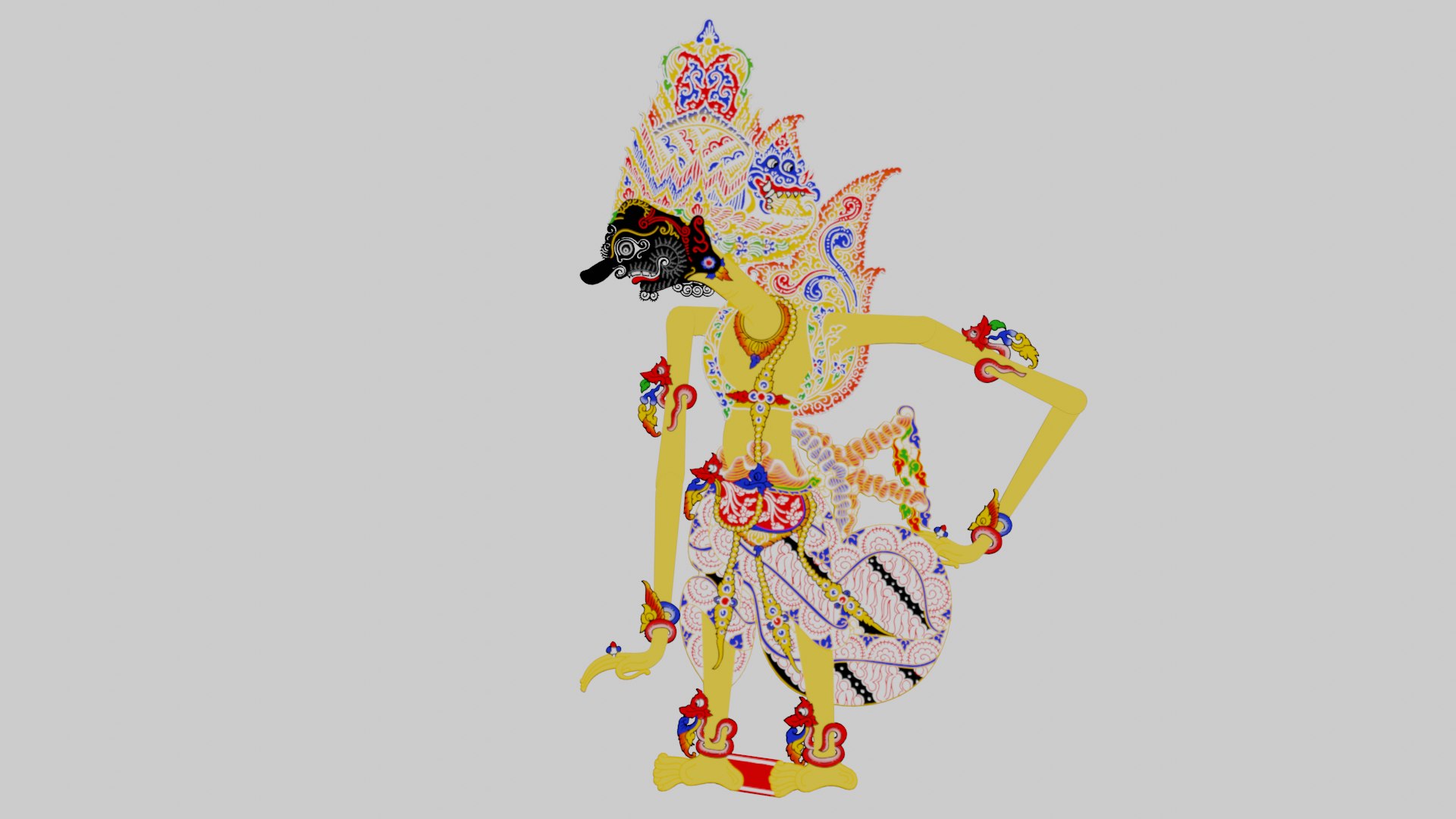 Collection 10 Wayang Kulit Kurawa 3D Model - TurboSquid 2268504