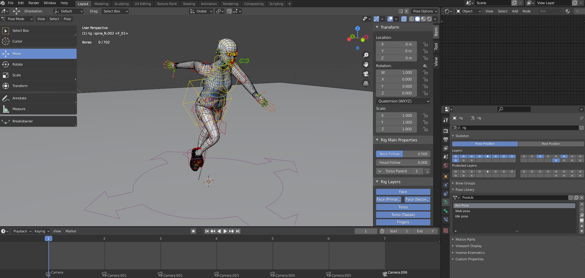 Woman mannequin Rigged in Blender 3D model - TurboSquid 1761455