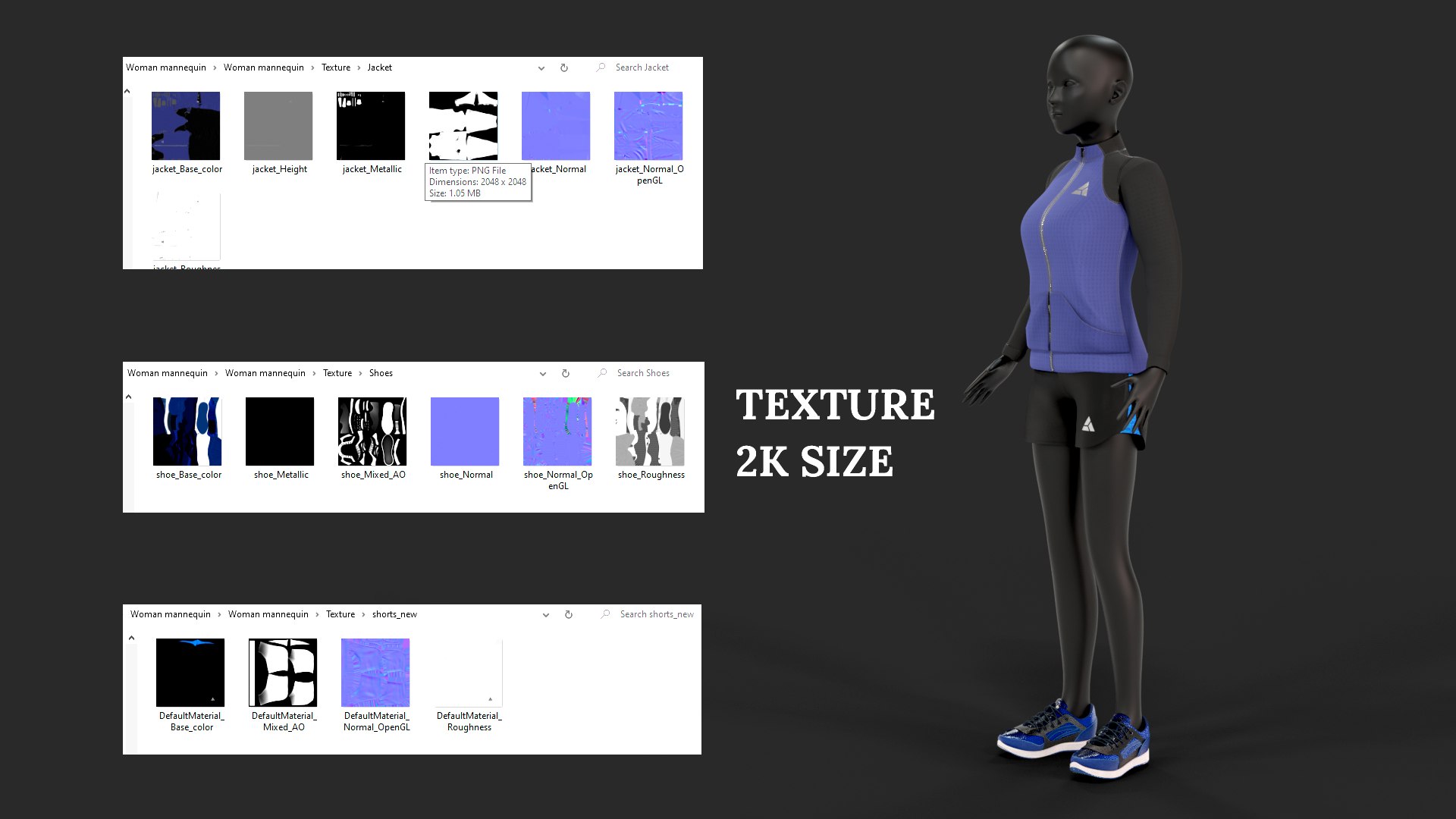 Woman Mannequin Rigged In Blender 3D Model - TurboSquid 1761455