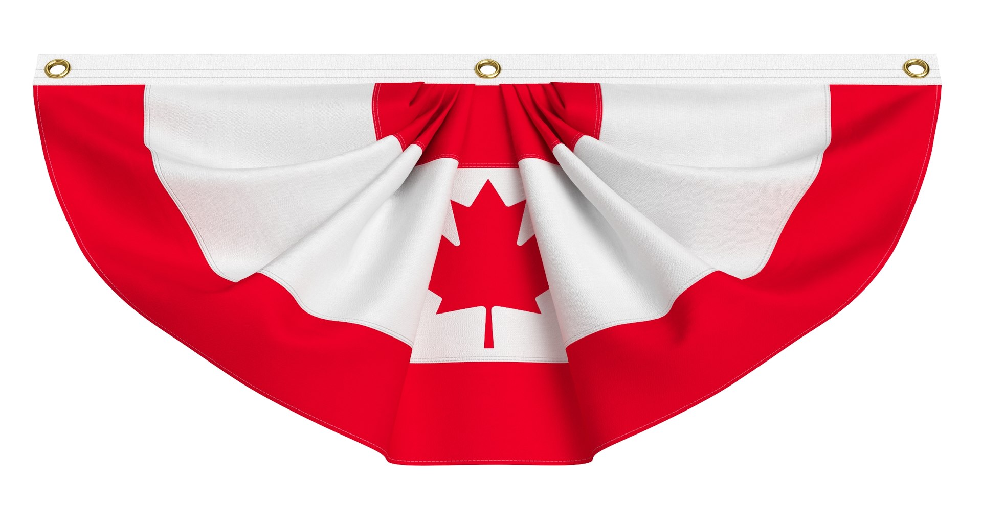 3D Canadian Flag Bunting Model - TurboSquid 2408040