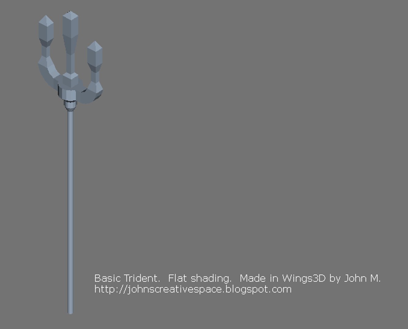 Basic Trident 3d Model