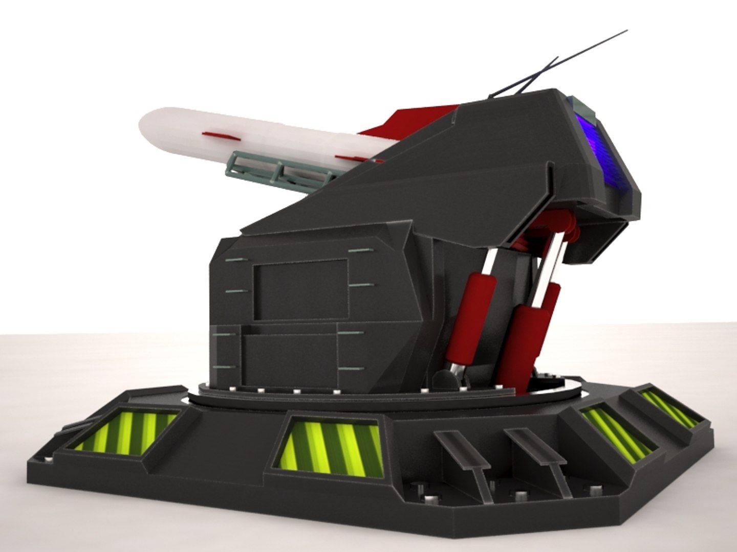3ds Max Turret