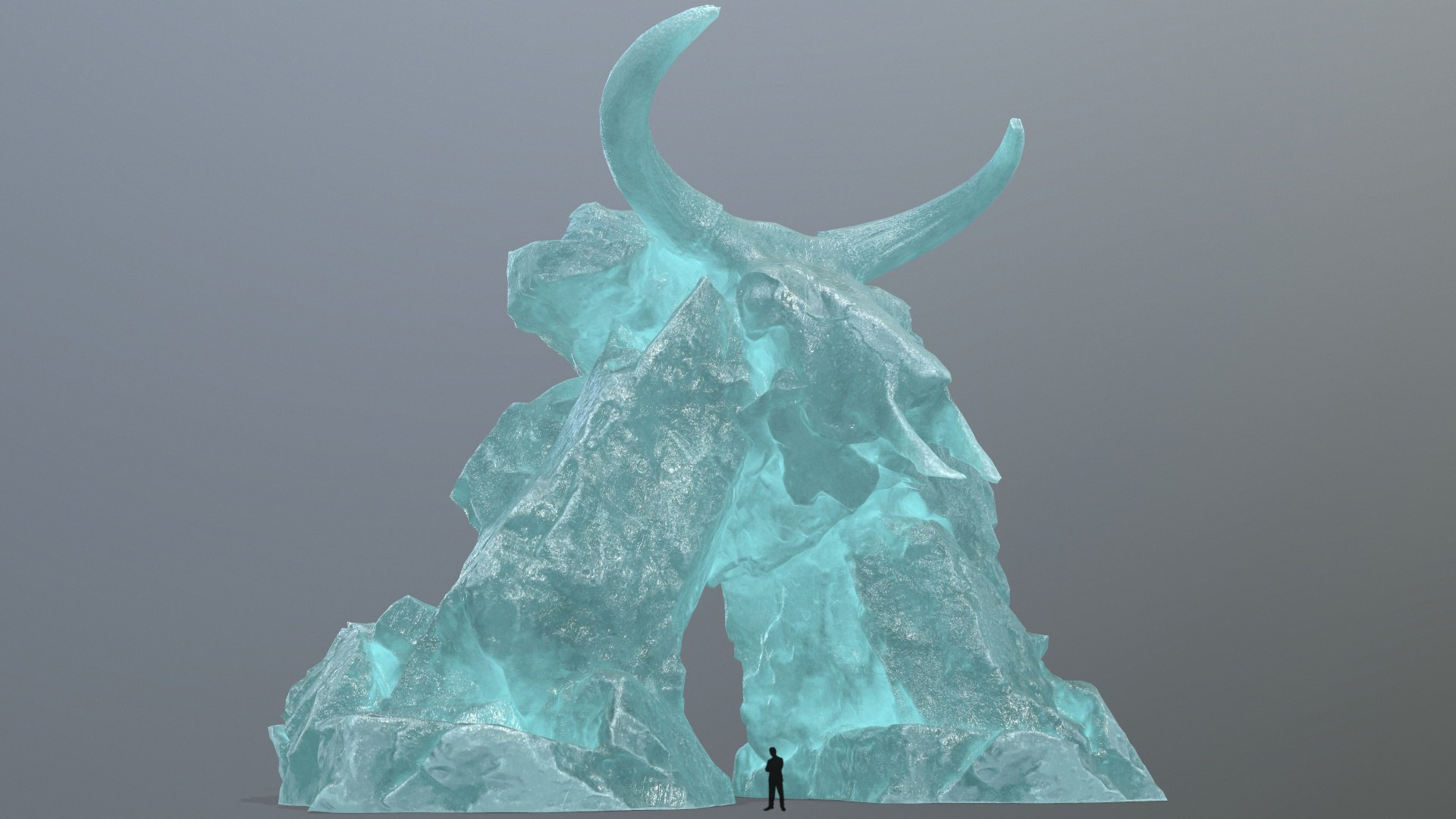 Ice Skull Gate 3D Model - TurboSquid 1981543