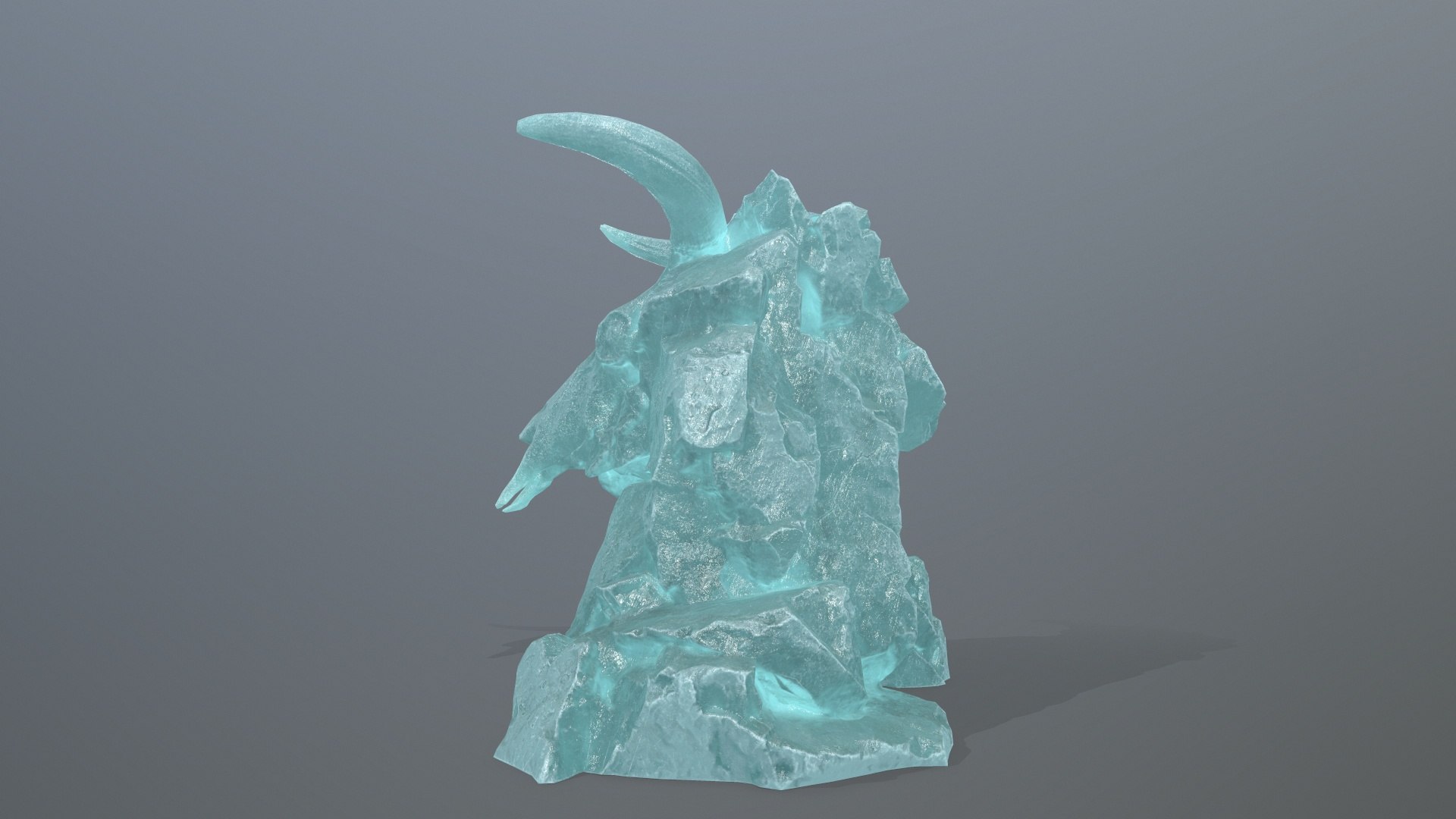 Ice Skull Gate 3D Model - TurboSquid 1981543