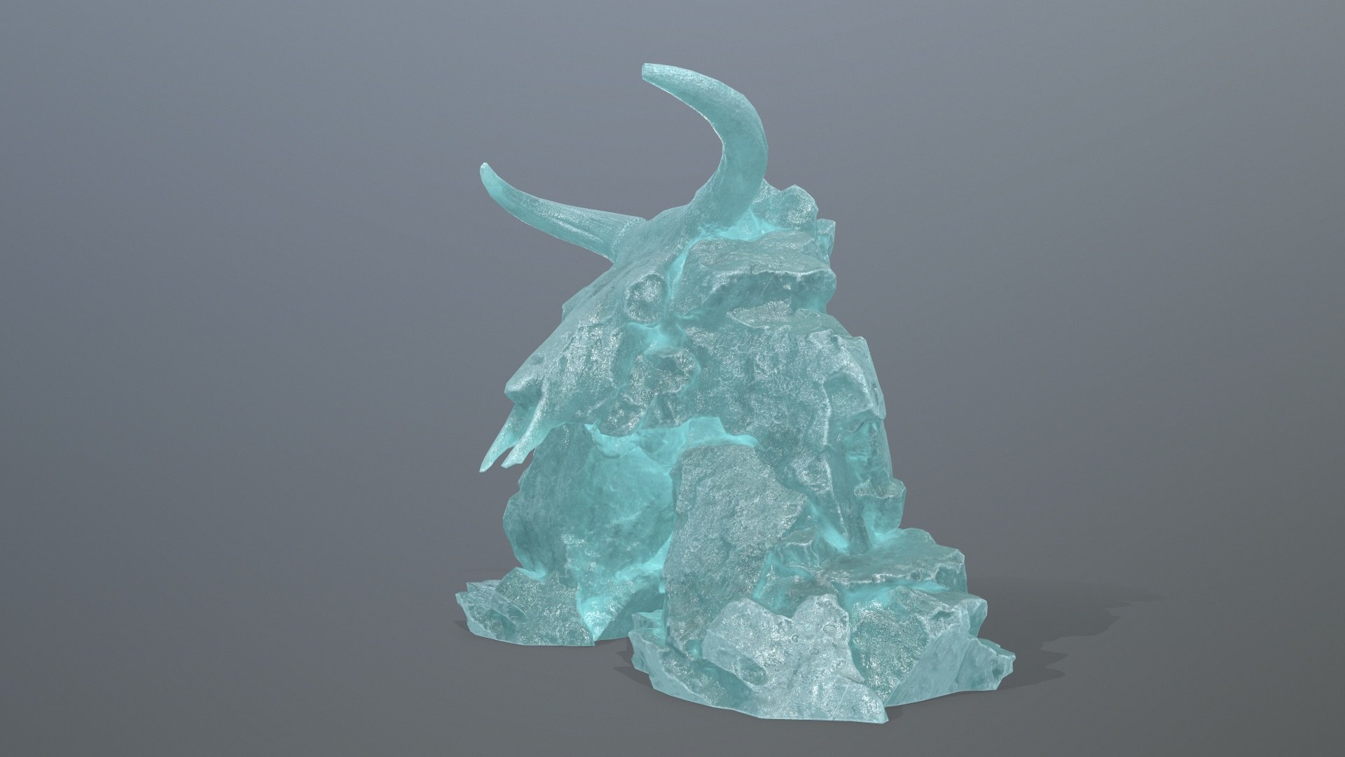 Ice Skull Gate 3D Model - TurboSquid 1981543
