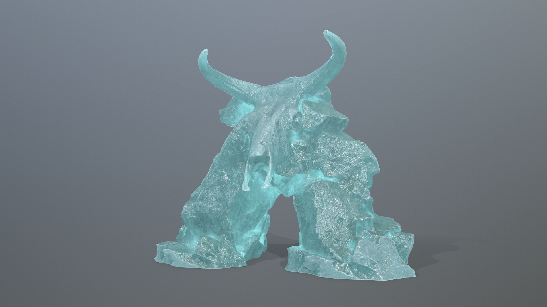 Ice Skull Gate 3D Model - TurboSquid 1981543
