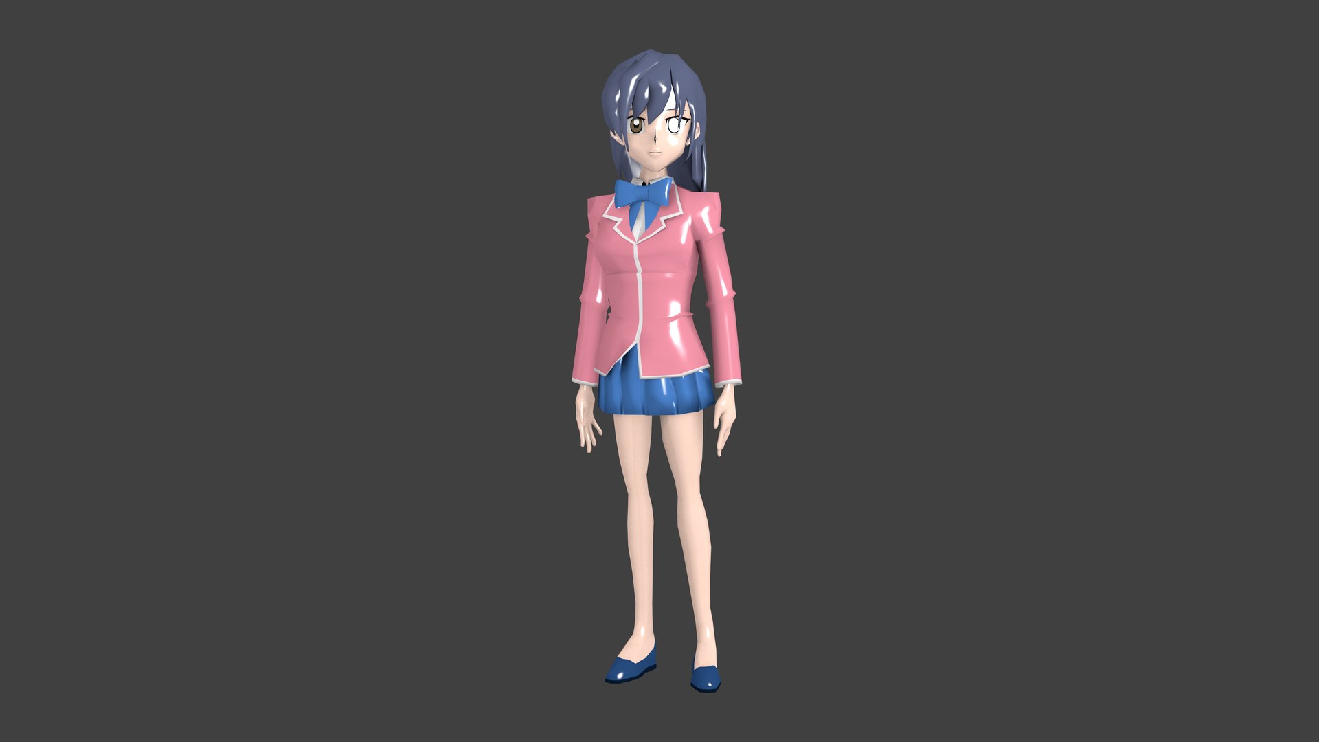 modelo 3d Jess yugioh Duel Links Low-poly 3D model - TurboSquid 1956297