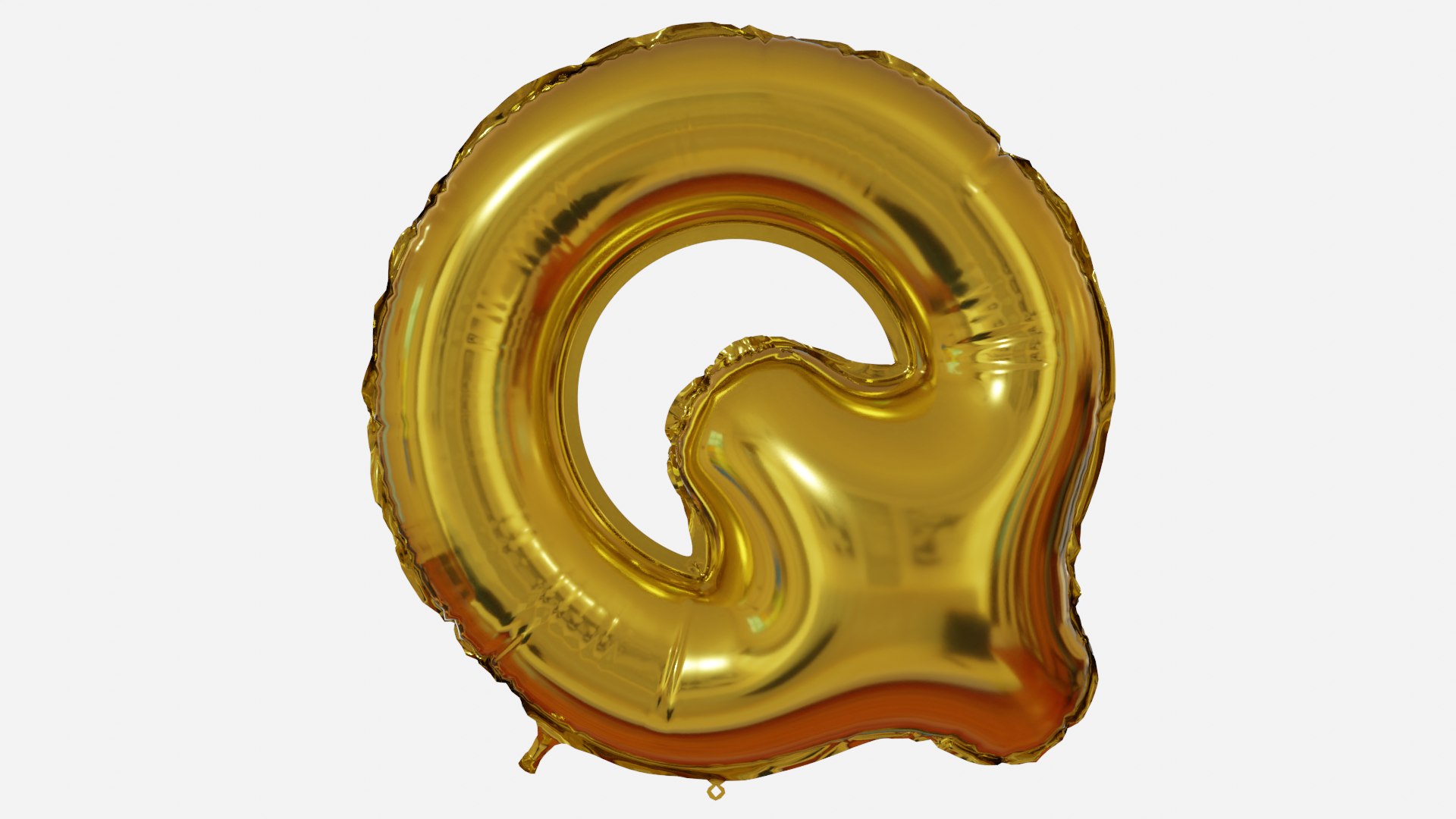 Foil Balloon Letters 3D Model - TurboSquid 2138329