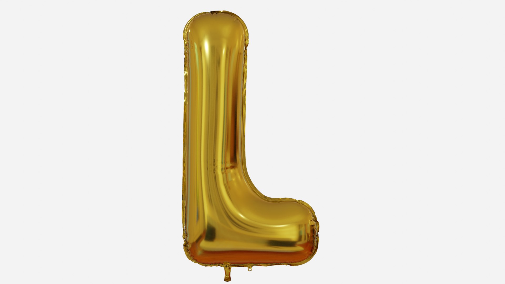 Foil Balloon Letters 3D Model - TurboSquid 2138329