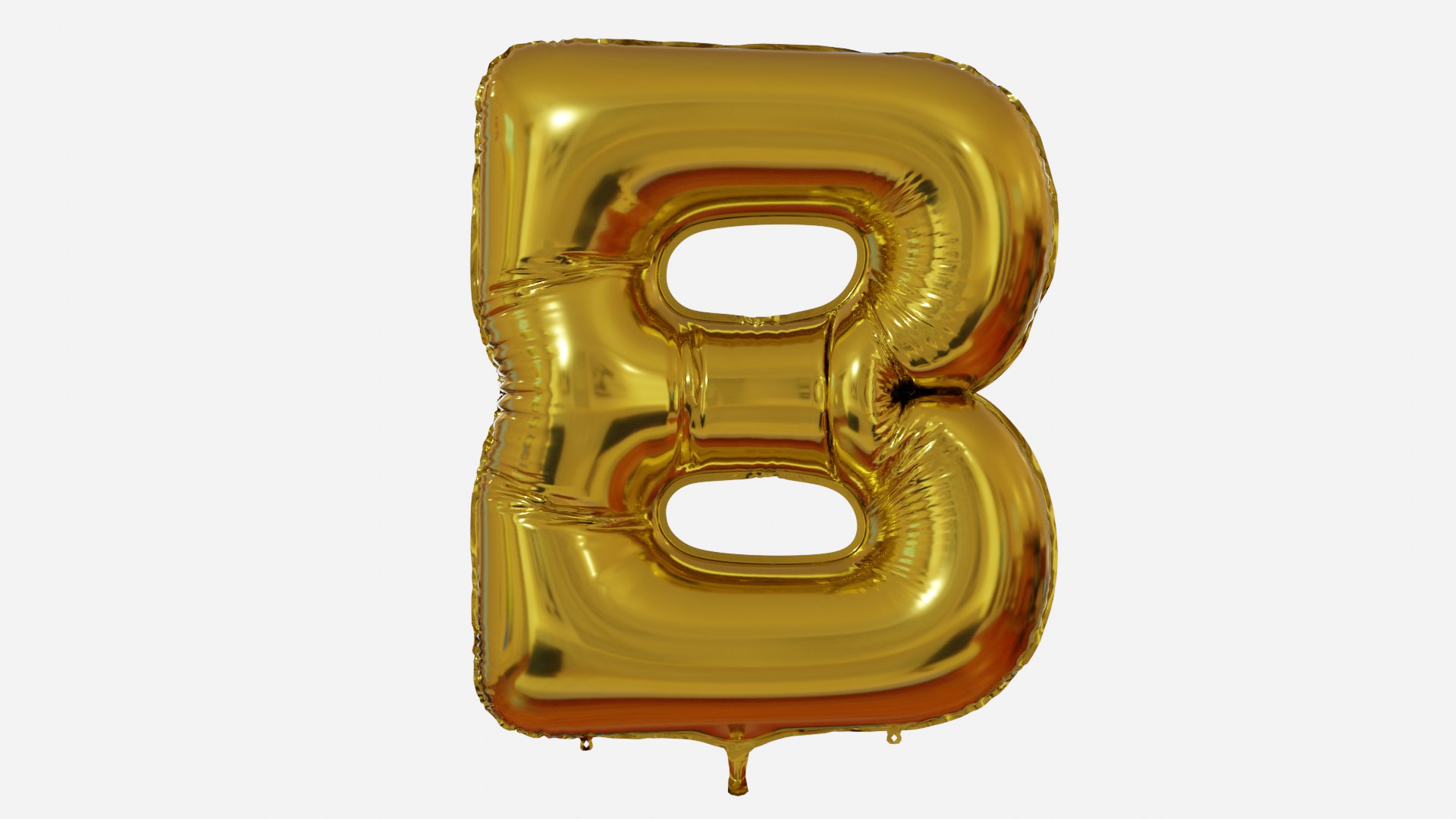 Foil Balloon Letters 3D Model - TurboSquid 2138329