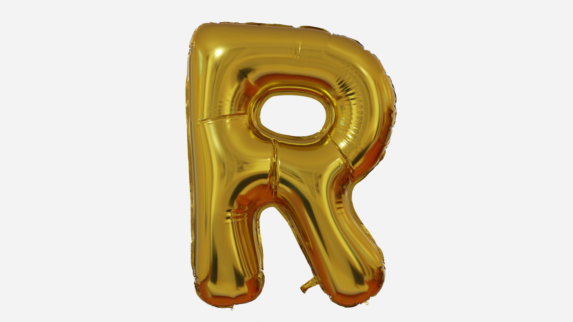 Foil Balloon Letters 3D Model - TurboSquid 2138329
